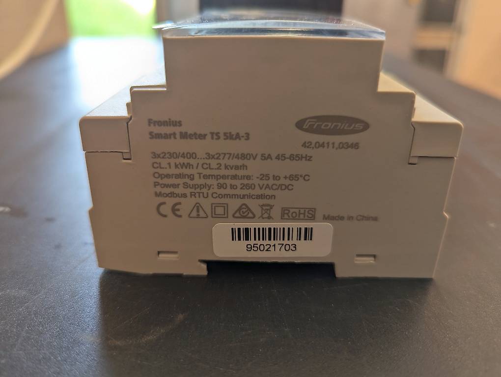 Fronius Smart Meter TS 5kA-3 mit Hager Messwandlern im Kanton St ...