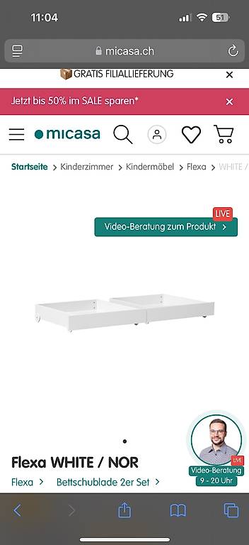 Bettschubladen Flexa White im Kanton Zürich - tutti.ch