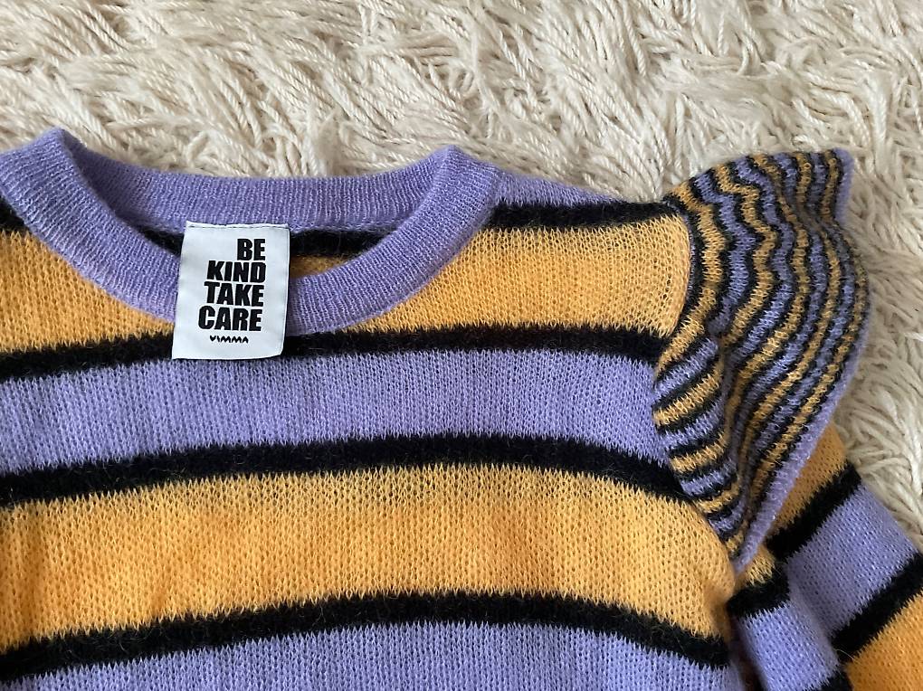 VIMMA BE KIND TAKE CARE toller Pullover S mit Merino /Mohair im Kanton ...
