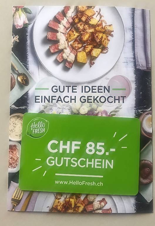 Hello Fresch Gutschein - 85.-CHF im Kanton Basel-Landschaft - tutti.ch