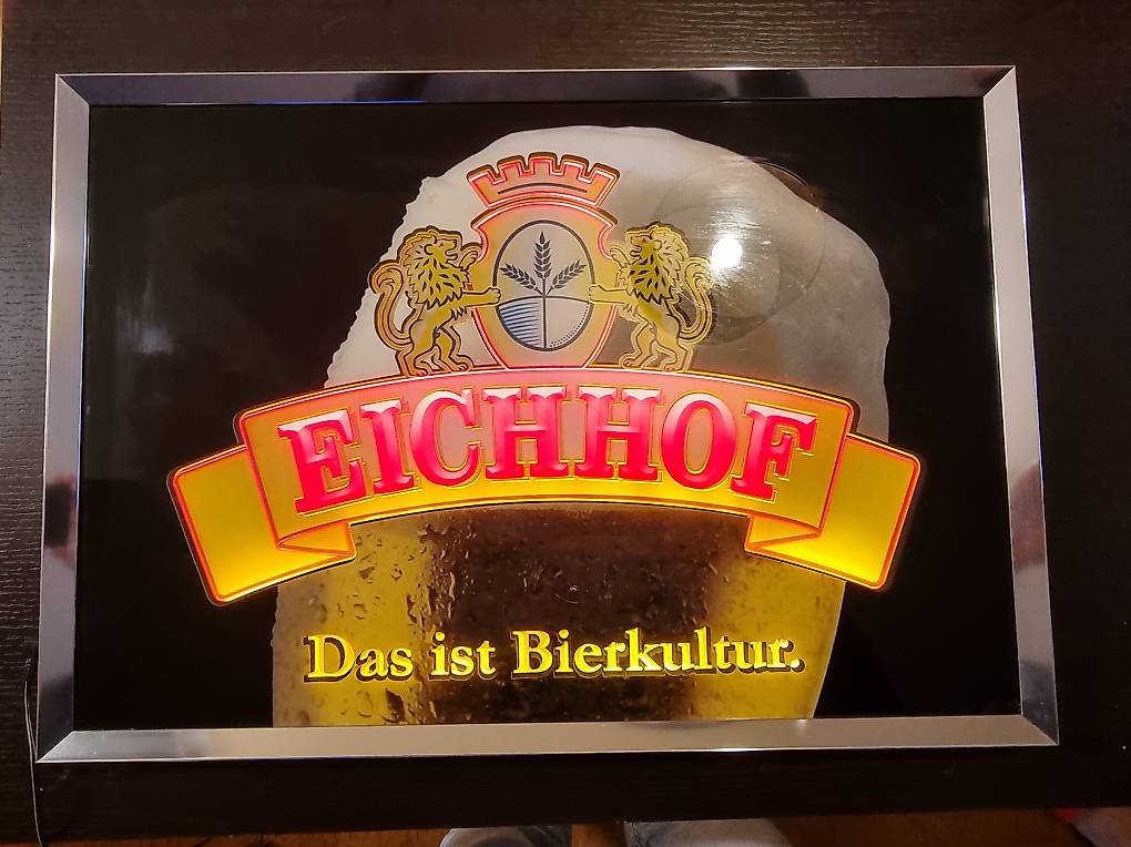 Eichhof Bier Luzern Leuchtreklame. Das ist Bierkultur! im Kanton Zürich - tutti.ch