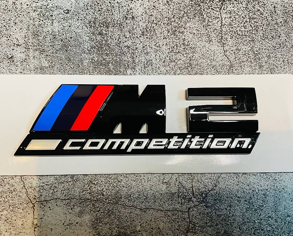 BMW M2 Competition Emblem Logo Schriftzug schwarz glänzend im Kanton Solothurn - tutti.ch