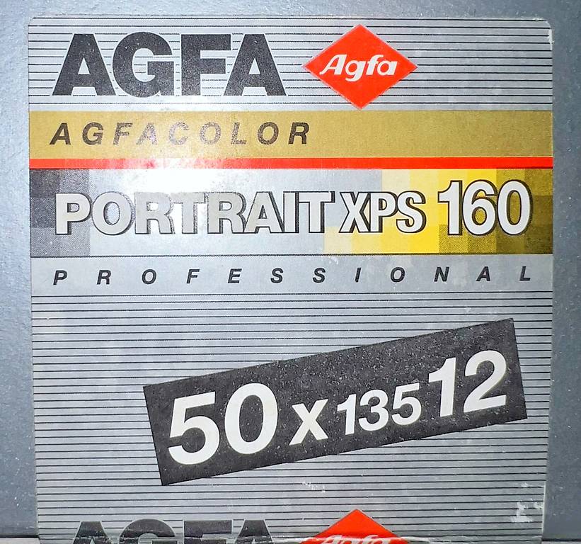 Original Agfa Portrait XPS 160 Professional Farbnegative 50x Canton ...