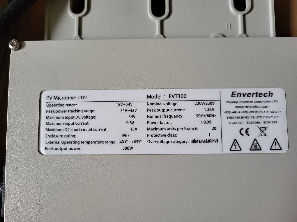 Envertech EVT300 Grid Inverter Solar 300W Netzeinspeisung im Kanton ...