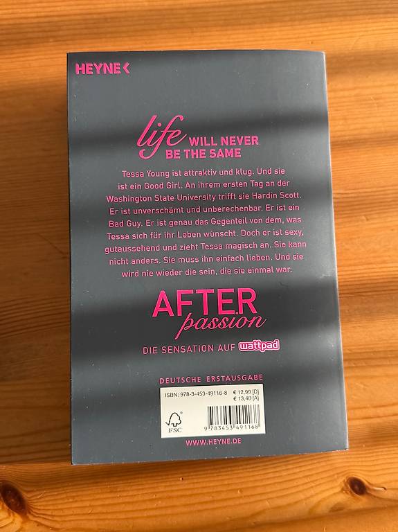 After Passion - Anna Todd, Roman, Spiegel Bestseller DE im Kanton St ...