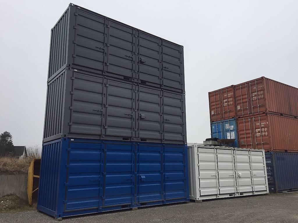 20' Lagercontainer Open Side, Seecontainer, Container, Lager im Kanton ...
