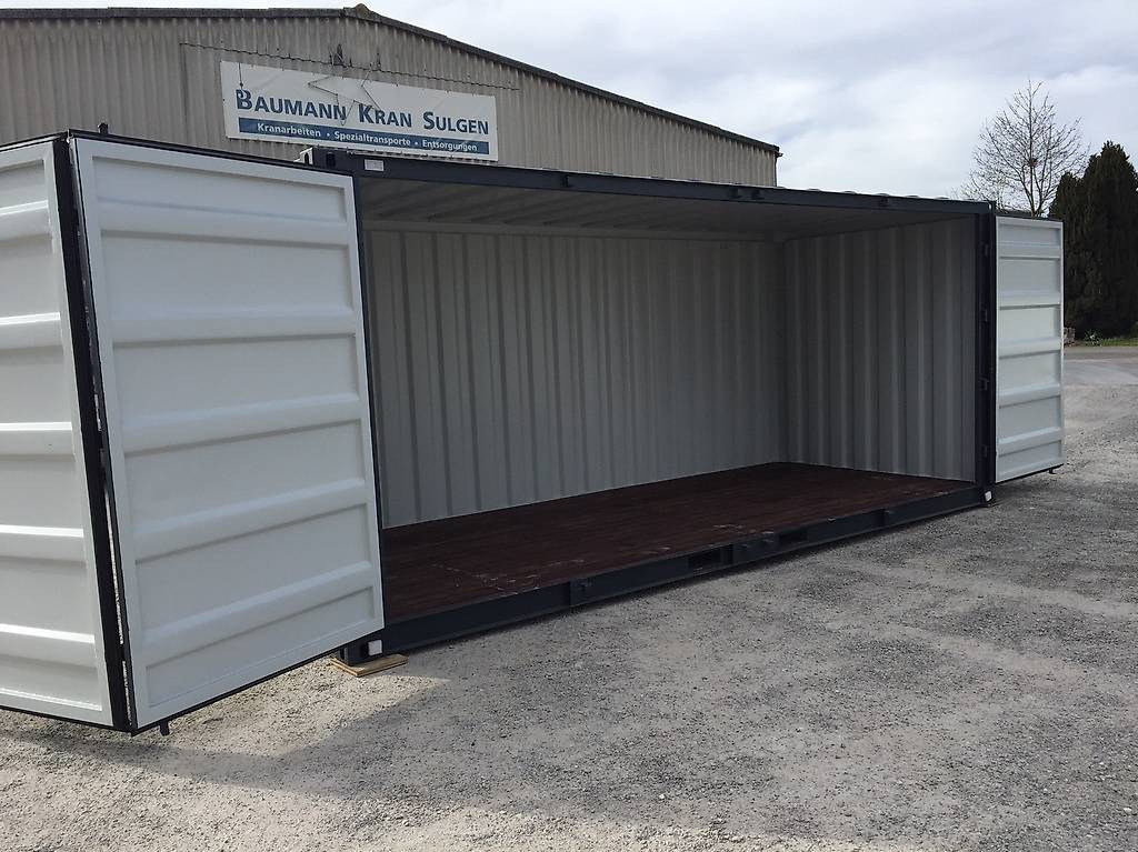 20' Lagercontainer Open Side, Seecontainer, Container, Lager im Kanton ...