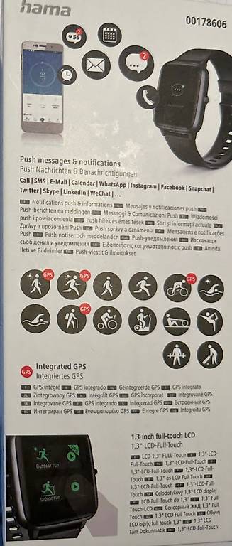 Armbanduhr Hama Fit Watch 5910 Fitnessuhr zu verkaufen im Kanton St ...