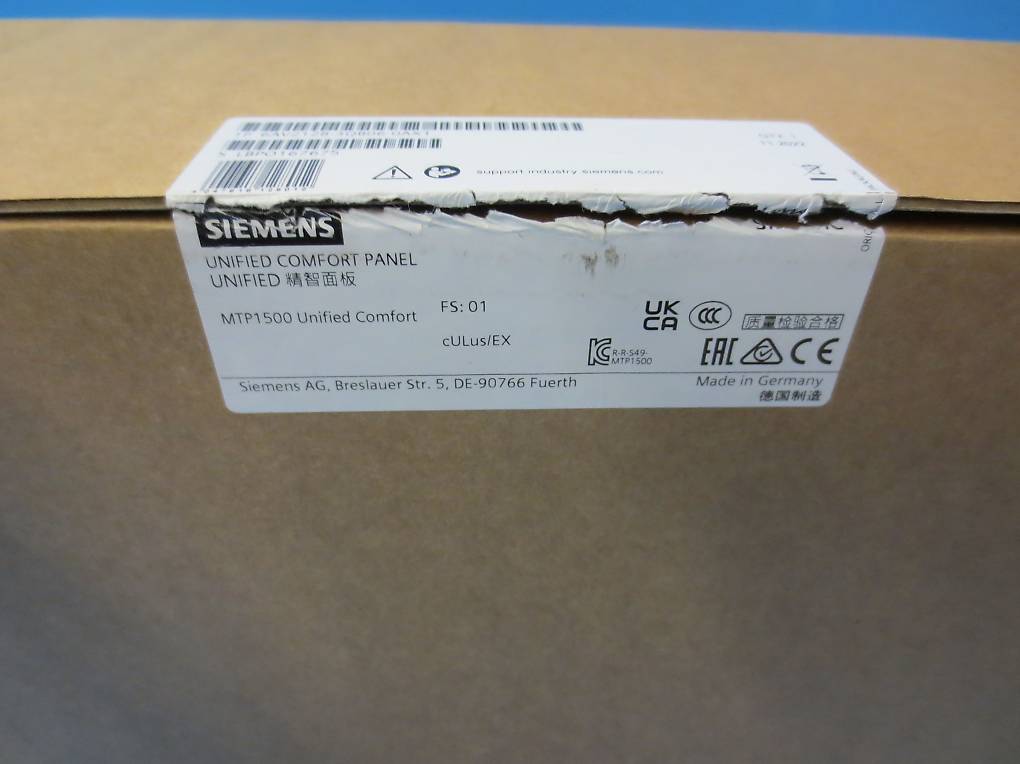 Siemens Simatic HMI Panel MTP1500 6AV2128-3QB06-0AX1 OVP im Kanton ...