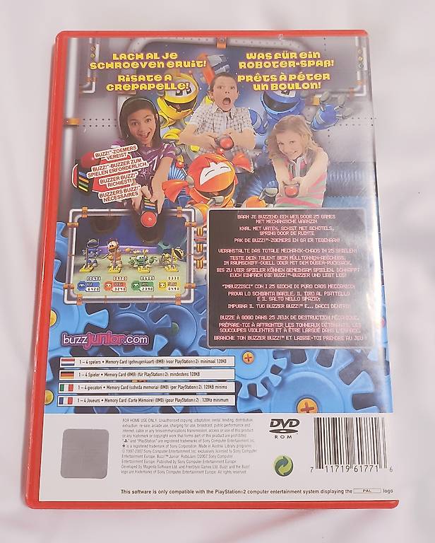 BUZZ JUNIOR ROBO JAM Playstation 2 PAL PS2 Game DE Komplett im Kanton ...