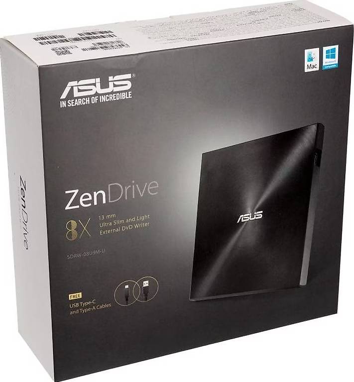 ASUS ZenDrive U9M External DVD Writer - ultra slim im Kanton Zürich ...