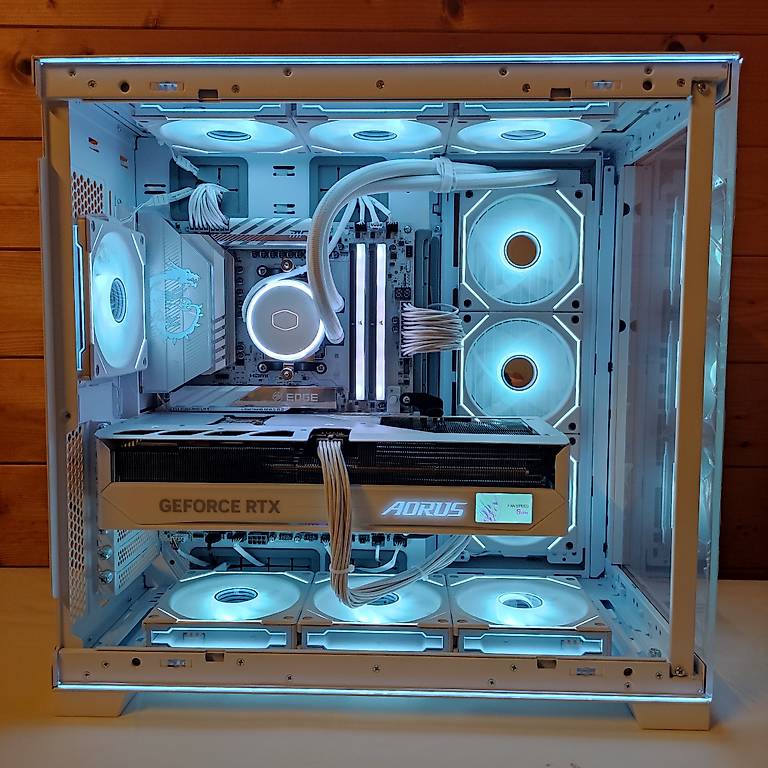 PC White Build AMD 9800X3D mit Nvidia Aorus Master RTX 5080 im Kanton ...