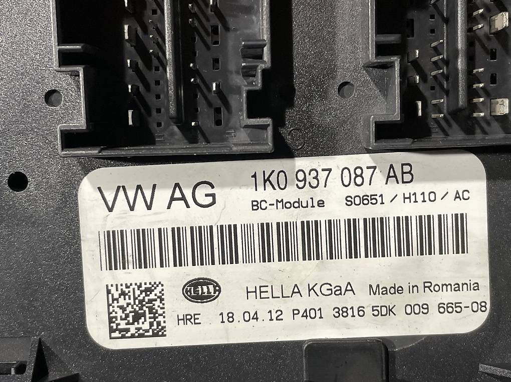 1K0937087AB Bordnetzsteuergerät Skoda Superb 1.8TSI im Kanton Luzern ...