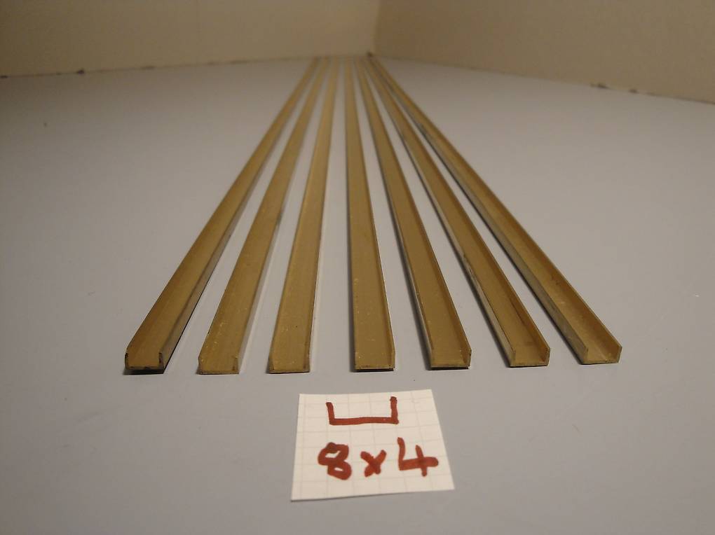 Messingprofile U-Profile 8 x 4, ungleichschenklig im Kanton Basel ...