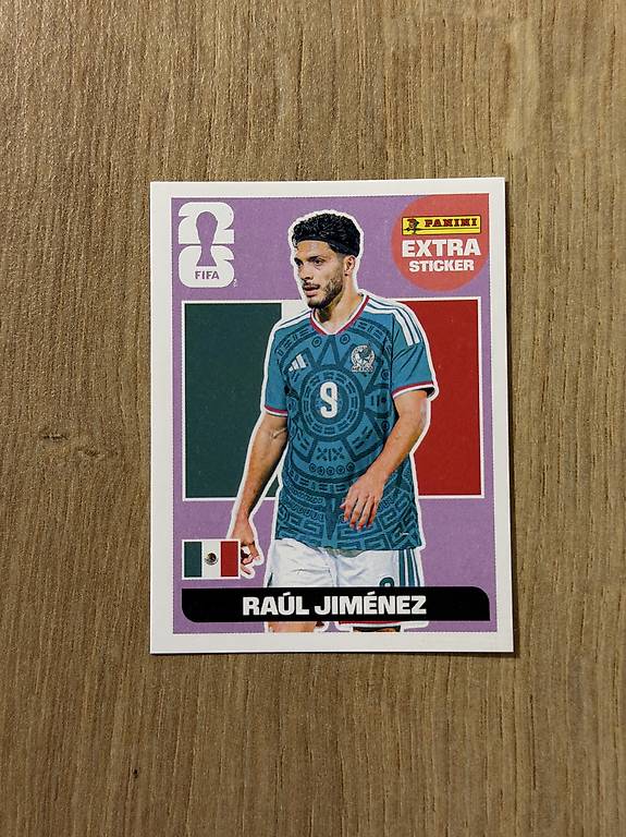 Panini Extra Sticker Raúl Jiménez Lila WM 2026 im Kanton Aargau - tutti.ch