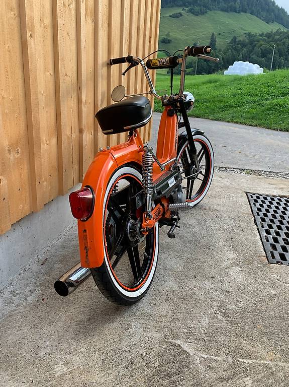Puch Maxi S Orange mit Ausweis im Kanton Appenzell Innerrhoden - tutti.ch