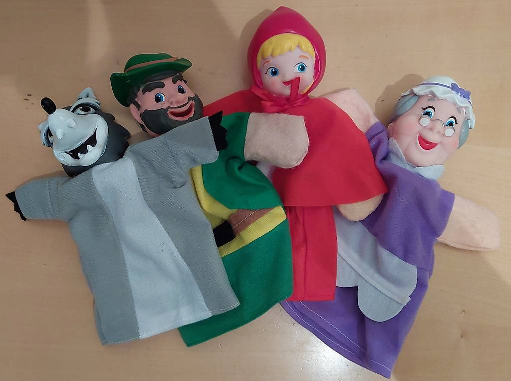 4 Rotkäppchen Kasperfiguren "NEU" ungebraucht im Kanton Bern - tutti.ch