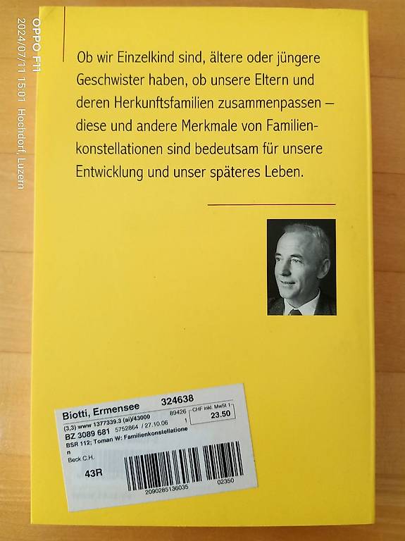 Familienkonstellationen - Ihr Einfluss auf den Menschen im Kanton ...