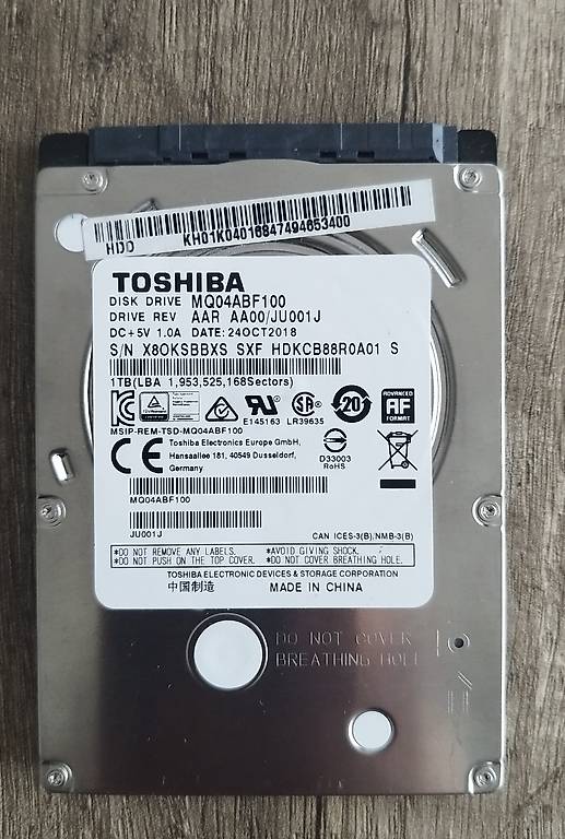 Hard Disk Usati 1 TB 2.5" Samsung + Toshiba im Kanton Tessin - tutti.ch