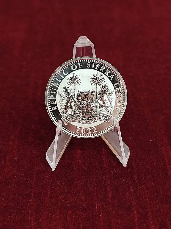 1 OZ Silbermünze Löwe Sierra Leone Cantone San Gallo - tutti.ch