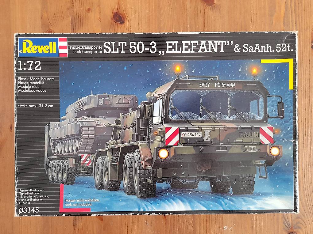 1:72 Revell 03145 - SLT 50-3 "ELEFANT" & SaAnh. 52t. im Kanton Zürich ...