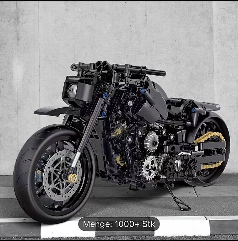 Neuer Motorrad schwarz Modellbausatz 1000-teilig im Kanton St. Gallen ...