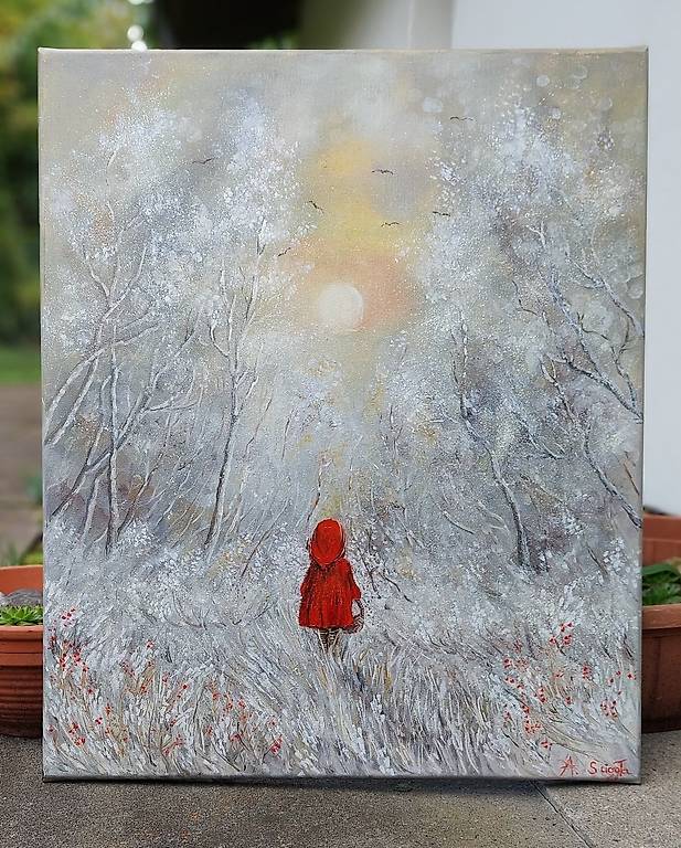 Mohn Pferd Pony gemalt von mir, MEGA im Kanton Zürich - tutti.ch