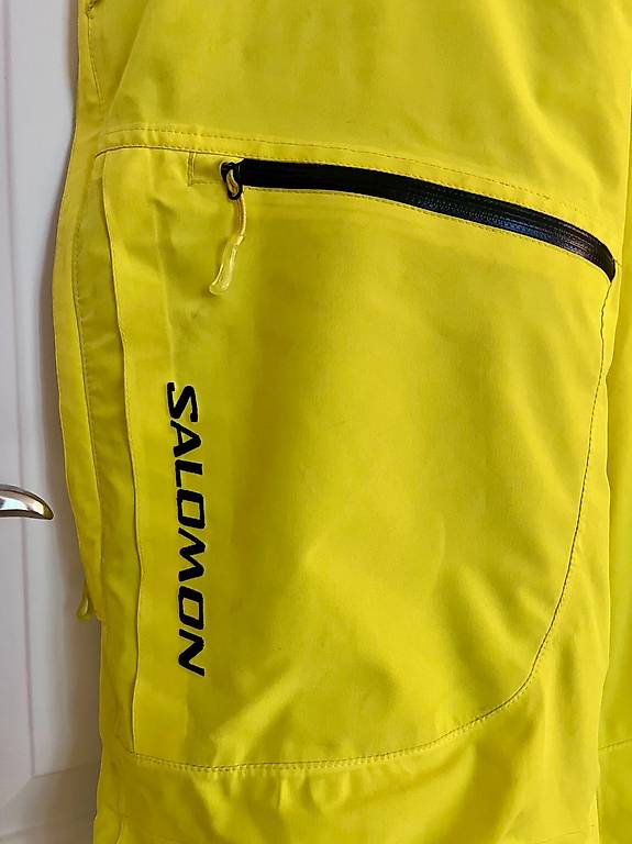 Salomon Clima Pro Storm bib ski pants yellow w/black accents im Kanton ...