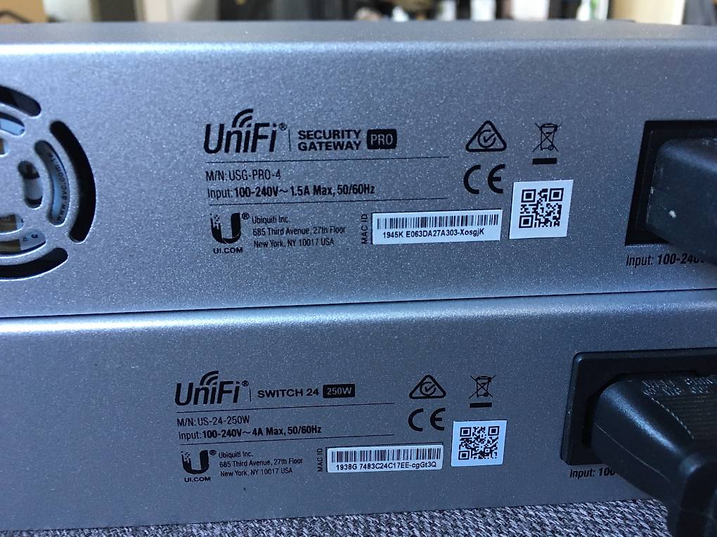 UniFi Security Gateway USG Pro 4, UniFi Switch US 24 250W im Kanton ...