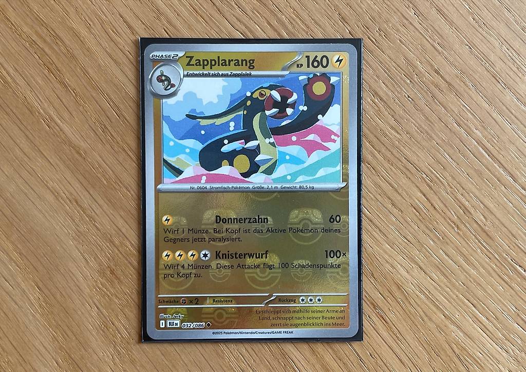 Pokemon Black Bolt - Zapplarang Meisterball DE im Kanton Basel ...