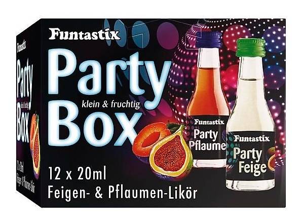 Party Box mit 12 Shots, Pflaume und Feigen Likör 20% im Kanton Basel ...