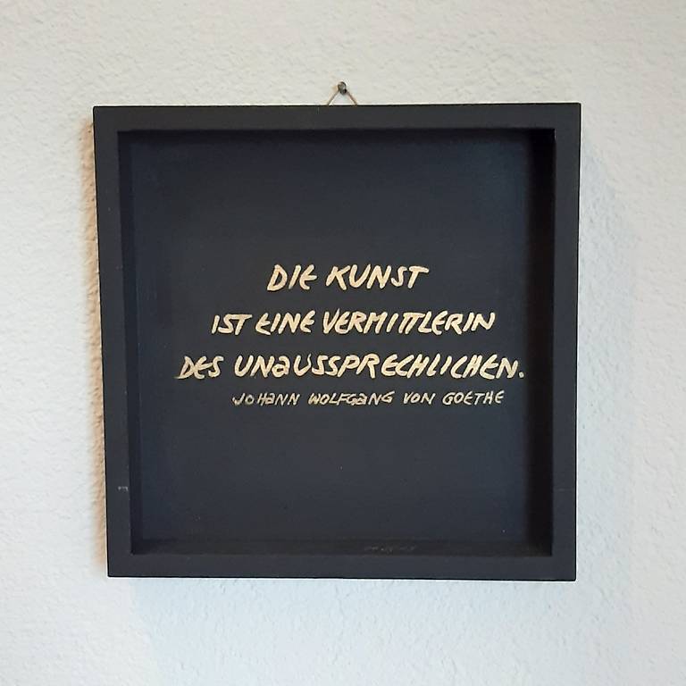 Zitat J.W. von Goethe im Kanton Thurgau - tutti.ch