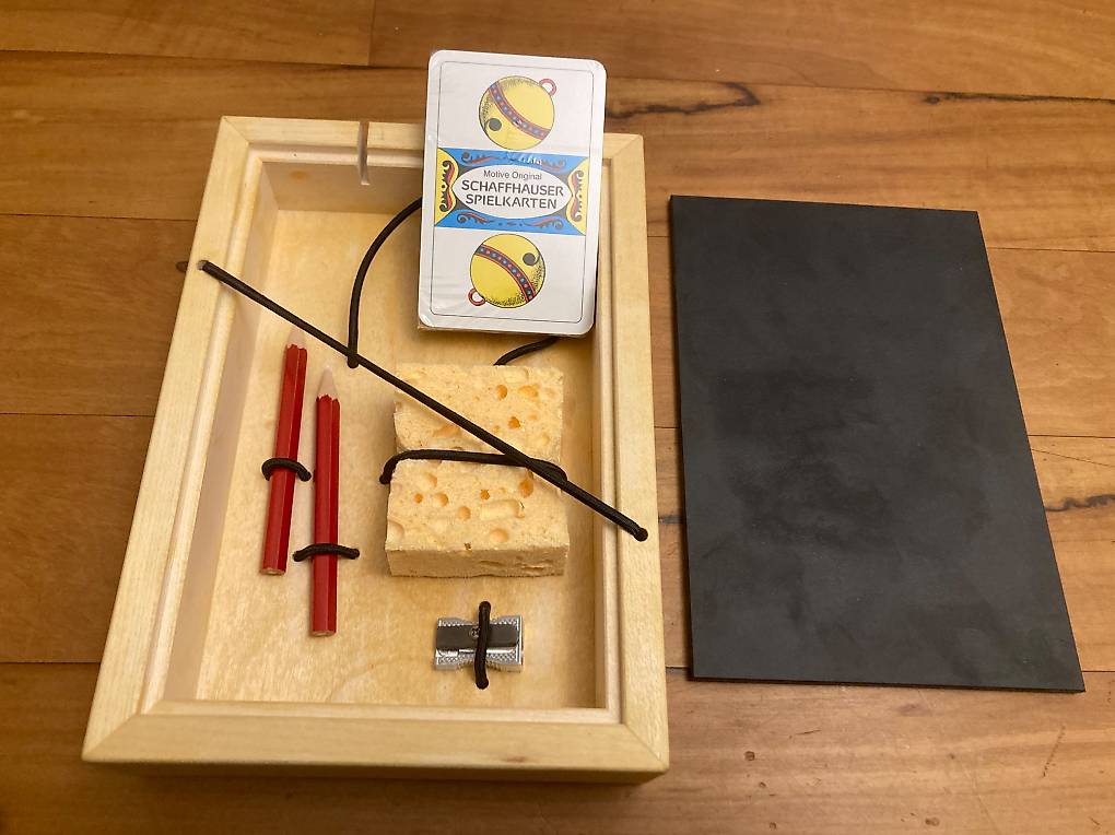 Jass - Set mit Schiefertafel neu im Kanton Zürich - tutti.ch