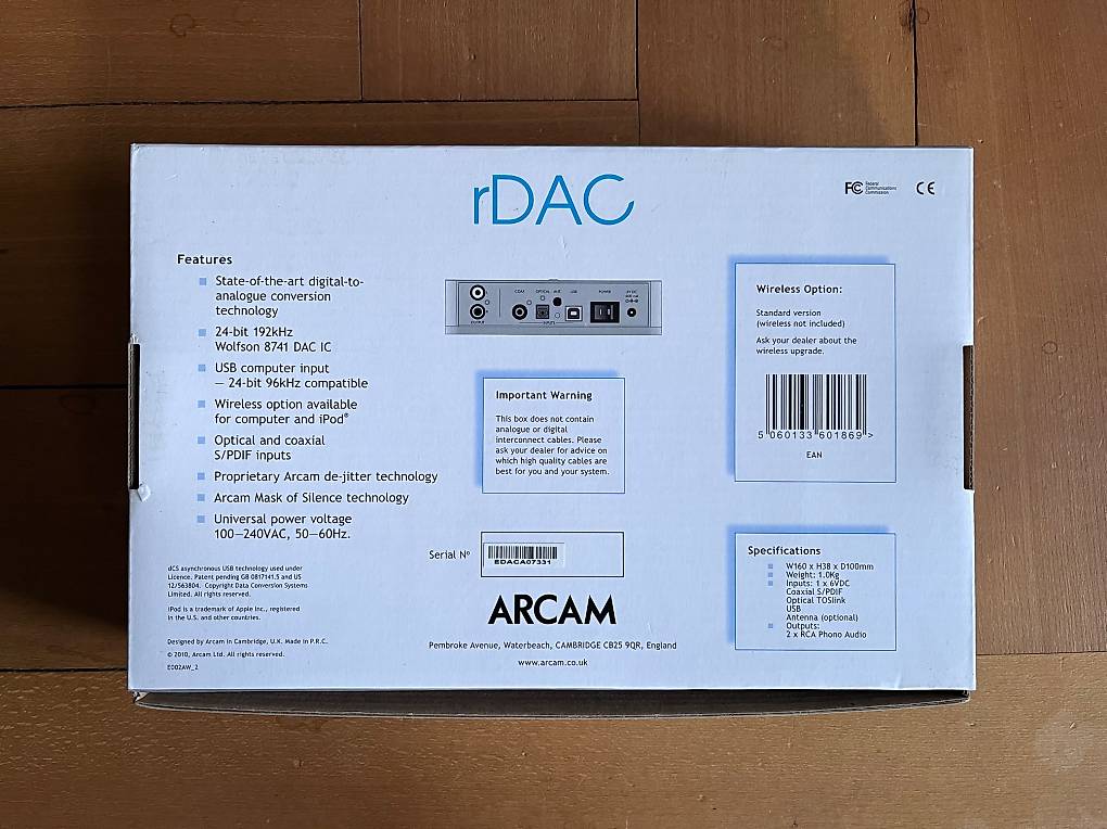 Arcam rDac, Digital-Analog-Wandler, Hifi im Kanton Zürich - tutti.ch