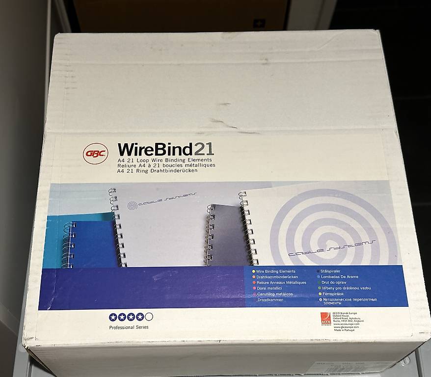 Drahtbinderücken GBC Wirebind 21 im Kanton Solothurn - tutti.ch