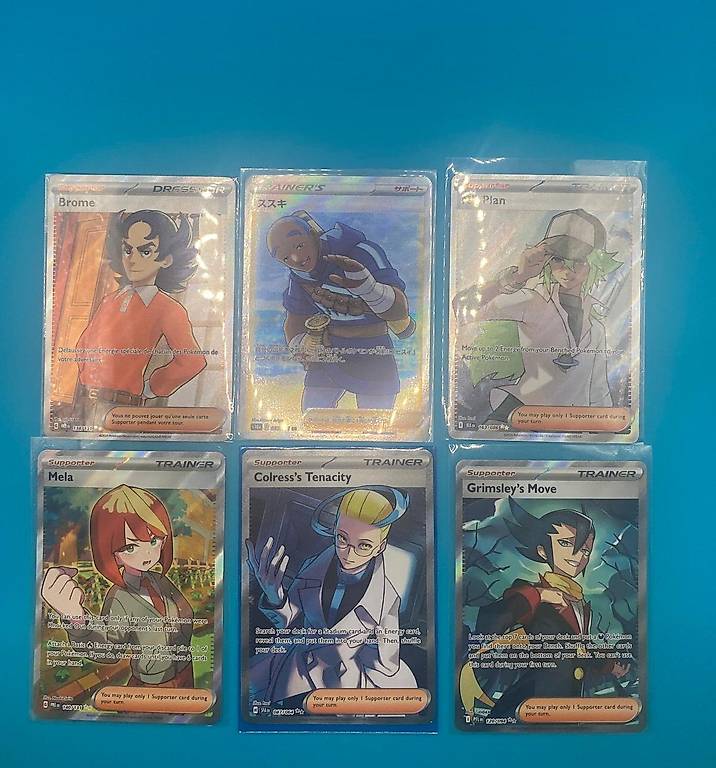 6 Pokemon Trainer-/Supporter-Karten ? Holo & Full Art (NM) im Kanton ...