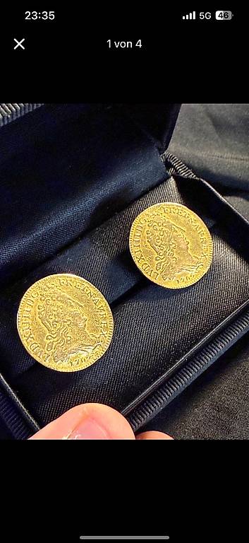 Gold Frankreich, Louis d'or 1690, König Ludwig XIV. im Kanton Bern ...