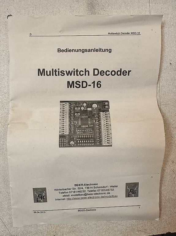 Beier Modul MSD-16 im Kanton Basel-Landschaft - tutti.ch
