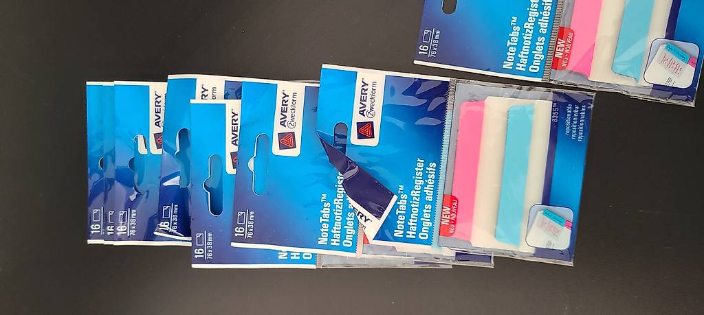 Büro Avery Zweckform Pack Etiketten-block Haft-notizen Canton Zurich ...