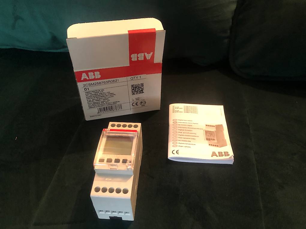 ABB D1 digitale Zeitschaltuhr neu ABB/Hager/Feller im Kanton Aargau - tutti.ch