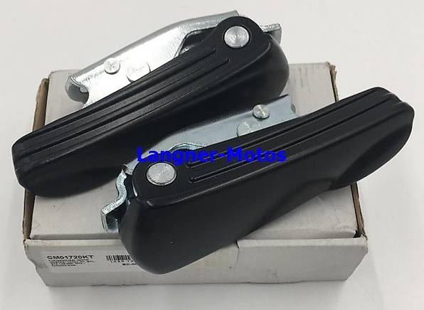Fussrasten Set MOTO NOSTRA schwarz matt / Zink VESPA GTS all im Kanton ...