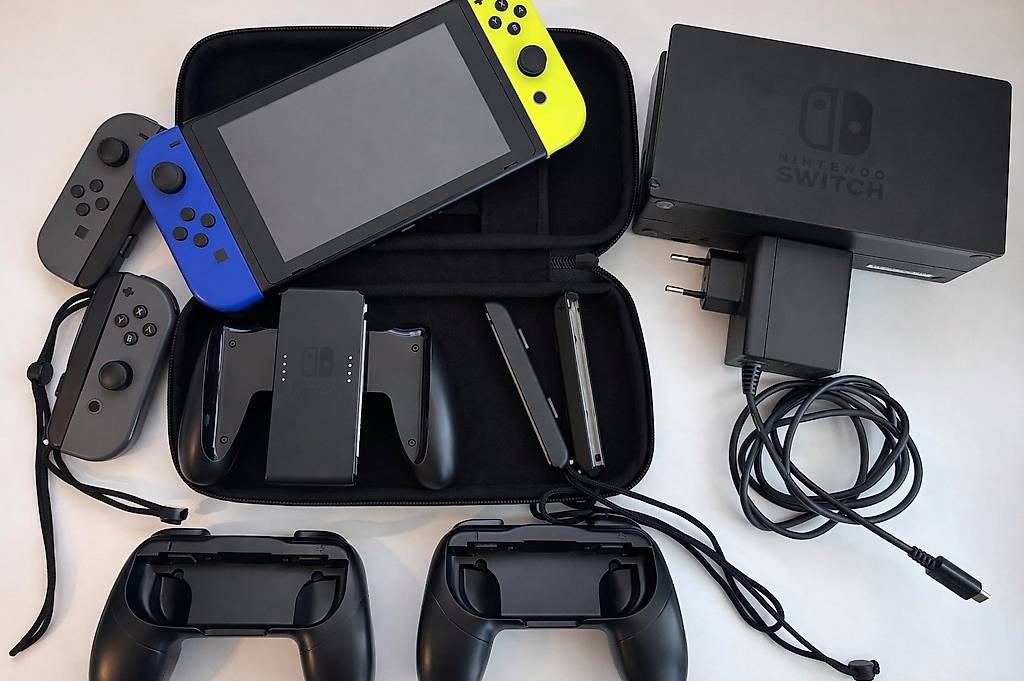 Nintendo Switch + 4 Controller/Zubehör + Hülle + Dock/Kabel im Kanton ...