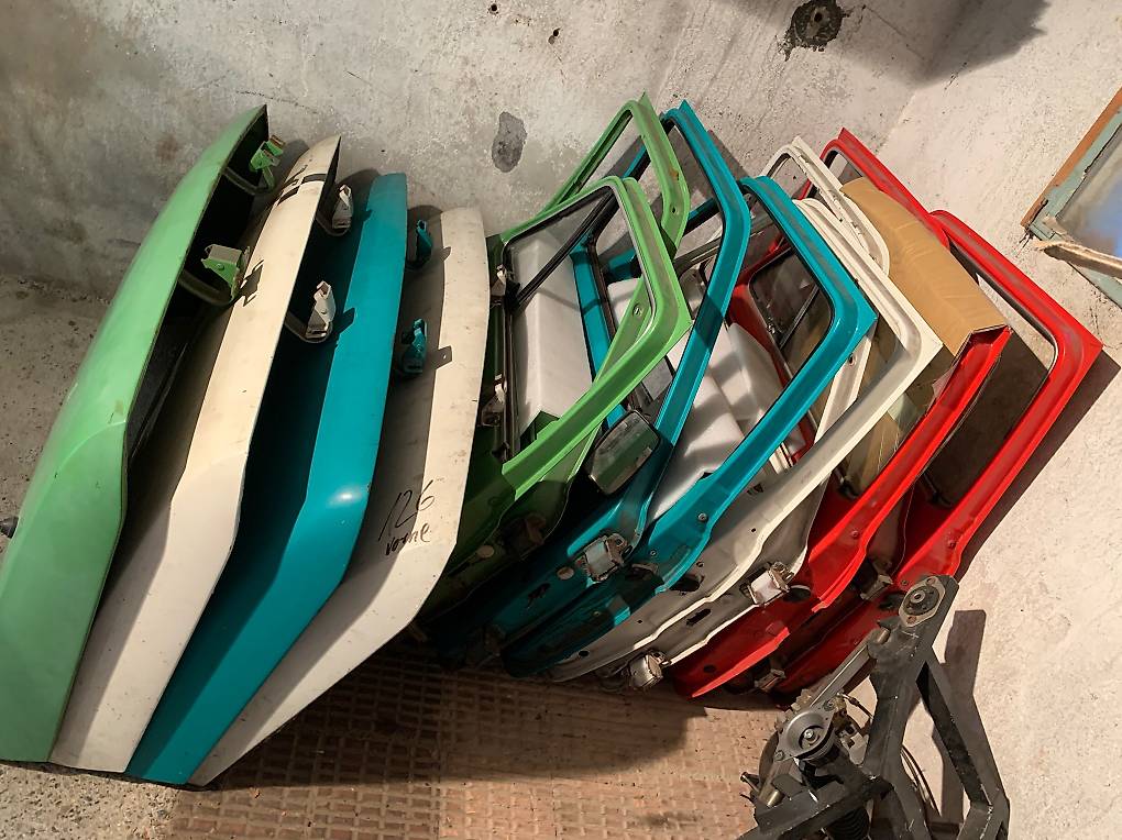 Fiat 126 Ersatzteile, Hauben, Türen, Heckdeckel Blechteile Cantone ...