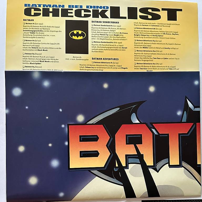 Batman: Time-Warp Ausgabe, Sammlerbox, Bd.1, Hefte 14-19 im Kanton ...