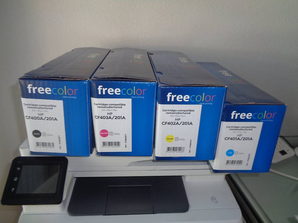 4 neue Toner zu HP Color Laserjet Pro M252, M274, MFP M277 im Kanton ...