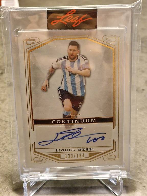 Original Unterschrift Autogramm Lionel Messi World Champion im Kanton ...