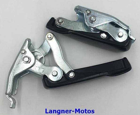 Fussrasten Set MOTO NOSTRA schwarz matt / Zink VESPA GTS all im Kanton ...