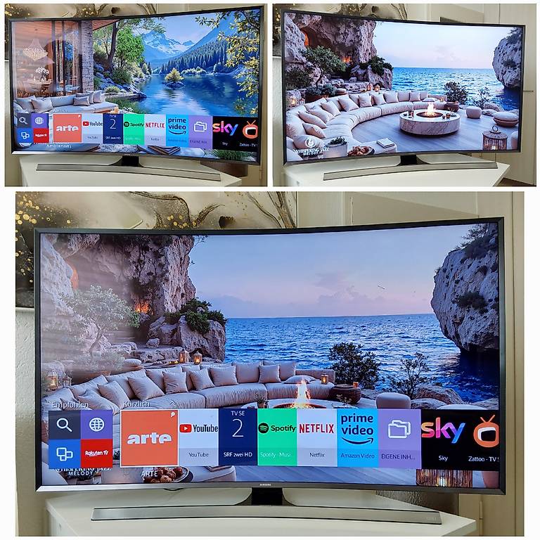 Samsung Curved 55 Zoll 139cm 4K UHD WiFi HDMI Smart TV im Kanton Zürich - tutti.ch