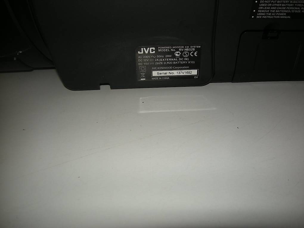 Boomblaster vom JVC RV-NB52 / B mit Top Klang im Kanton Aargau - tutti.ch