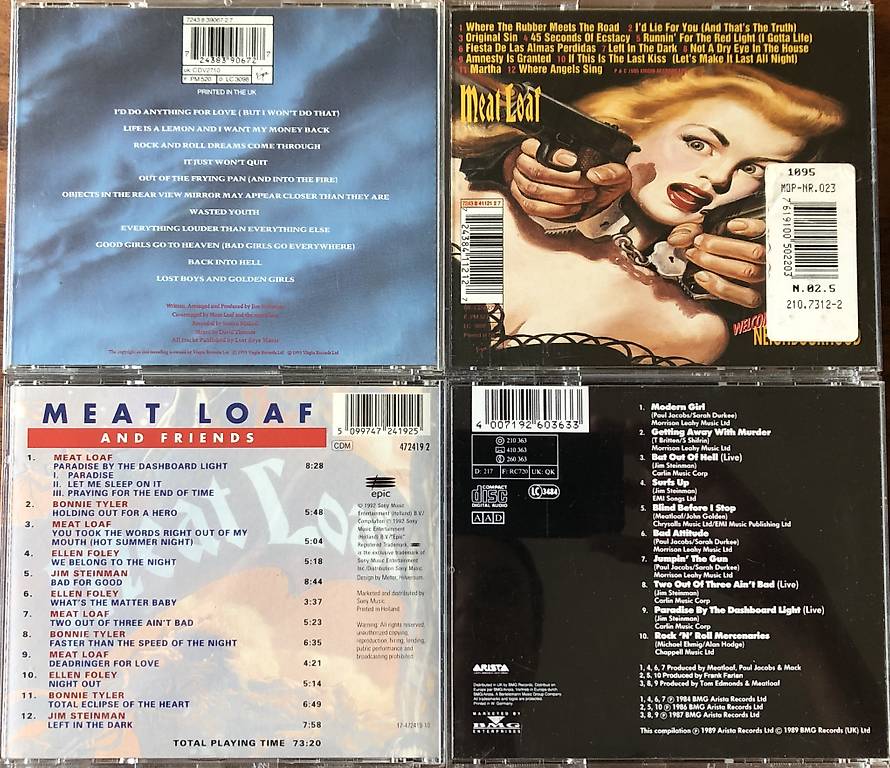 CD-Sammlung Meat Loaf (4CD) im Kanton Luzern - tutti.ch
